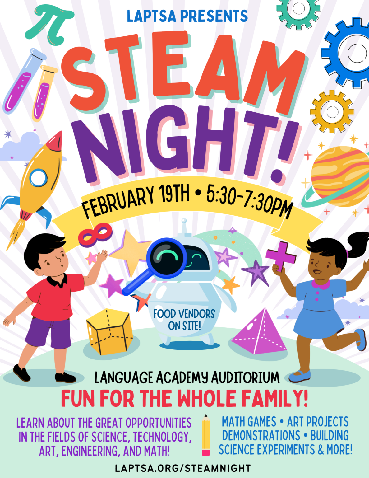Steam Night – Language Academy PTSA